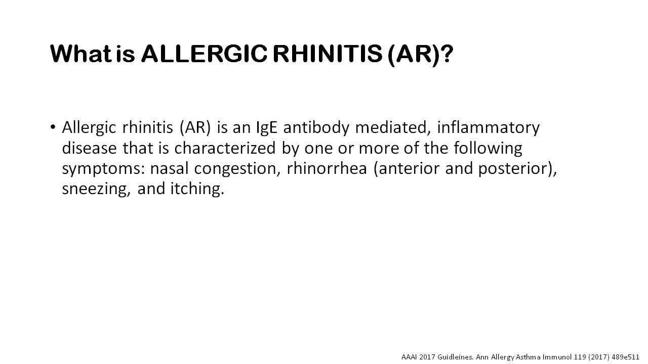 The Association Between Asthma And Allergic Rhinitis Current Perspective